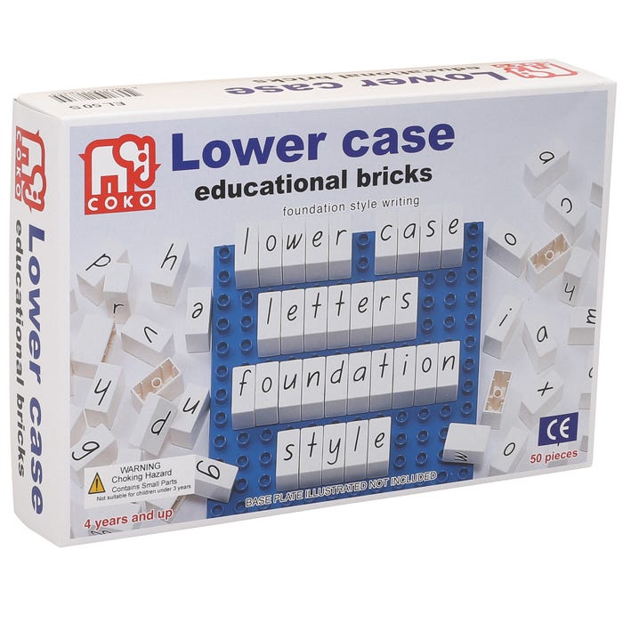 COKO | Lower Case Letters Phonics Bricks | Frombabytokids.com.au
