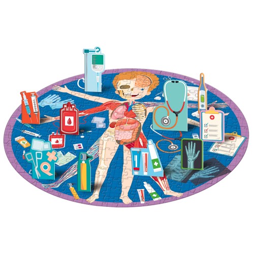Sassi | Puzzle | All about the Human Body | 200 pieces | Frombabytokids ...