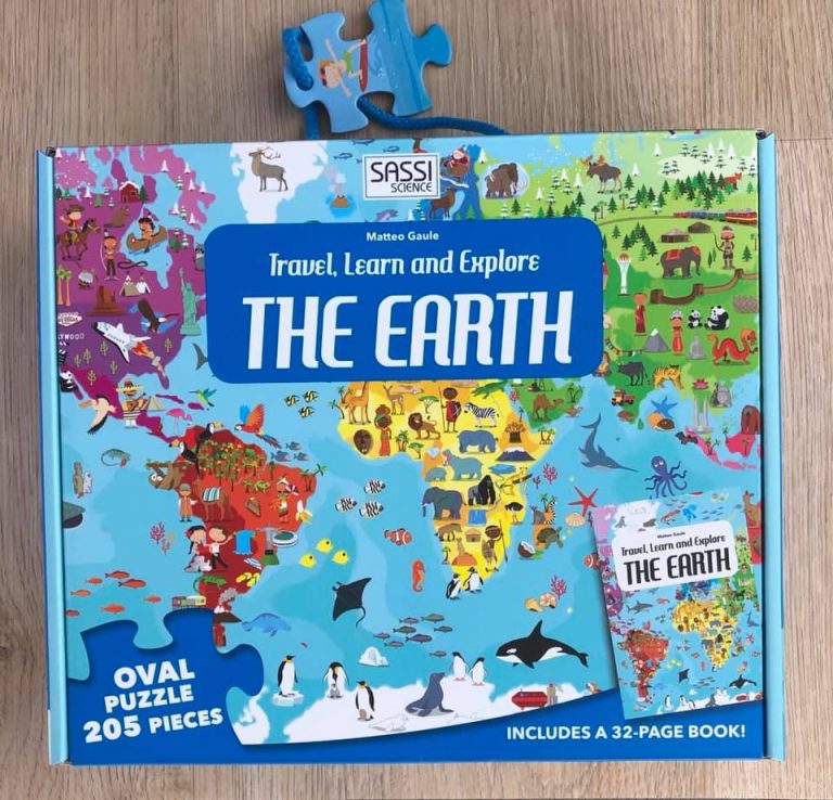Sassi | Earth | Round Puzzle | Travel, Learn and Explore | 205 pieces ...