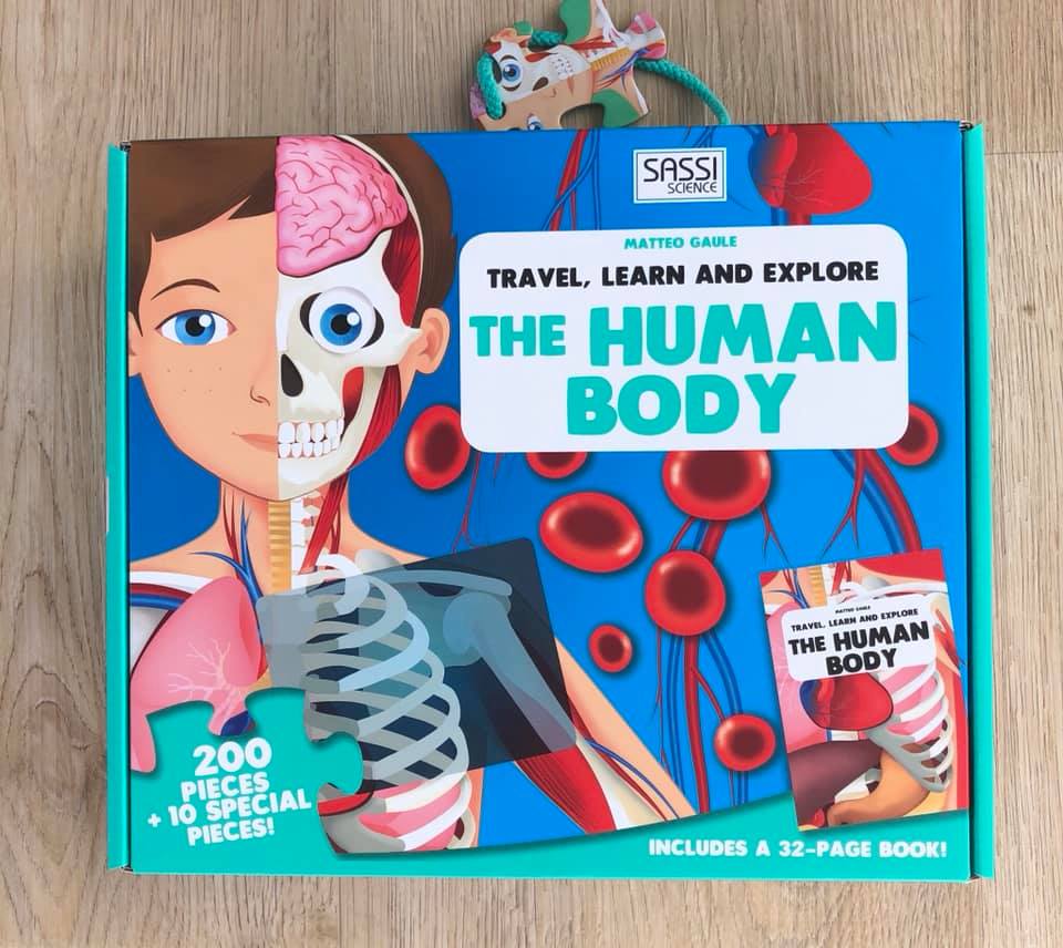 Sassi | Human Body | Puzzle | Travel, Learn and Explore 200 pieces ...