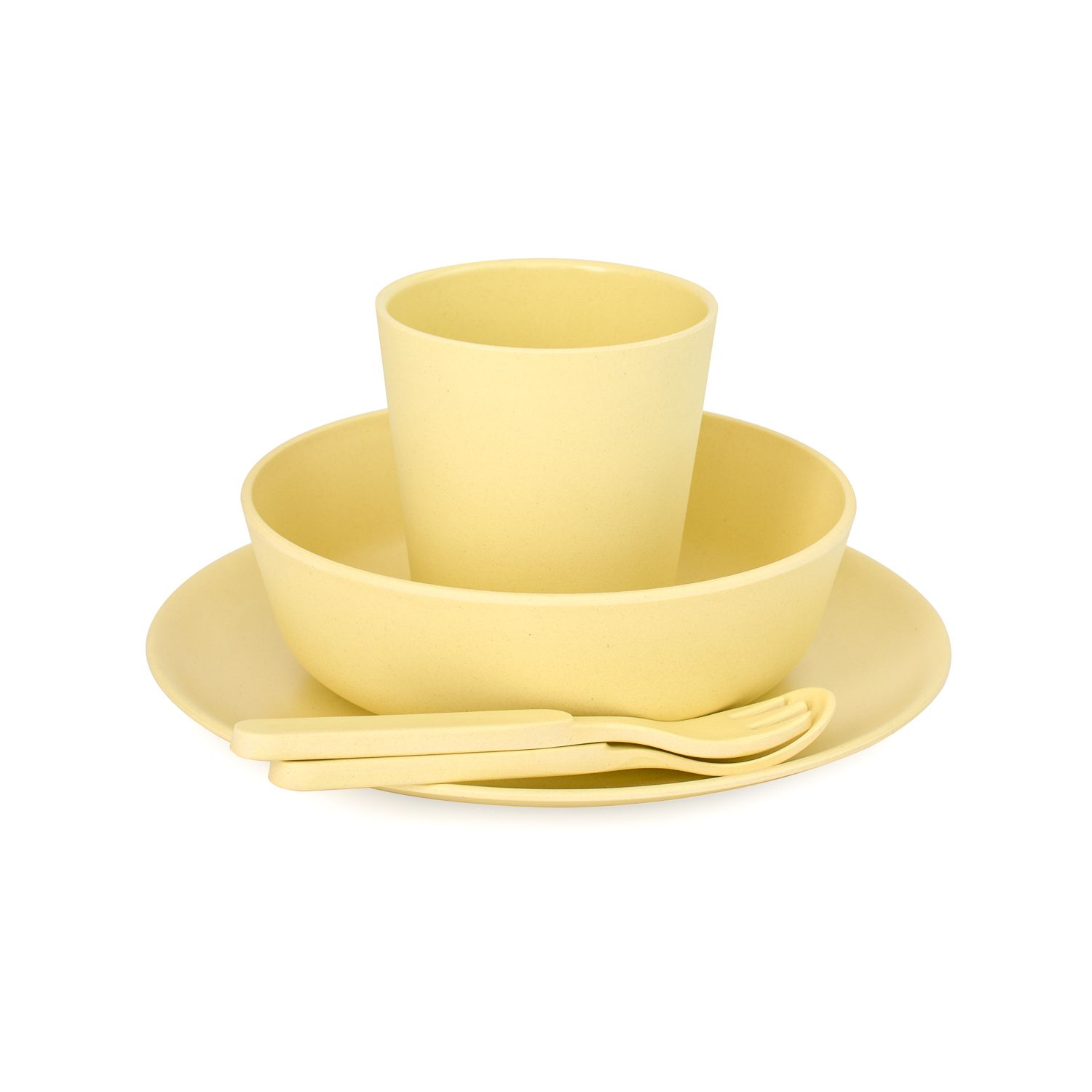 Bobo and Boo | Bamboo Dinnerware Set | Sunshine