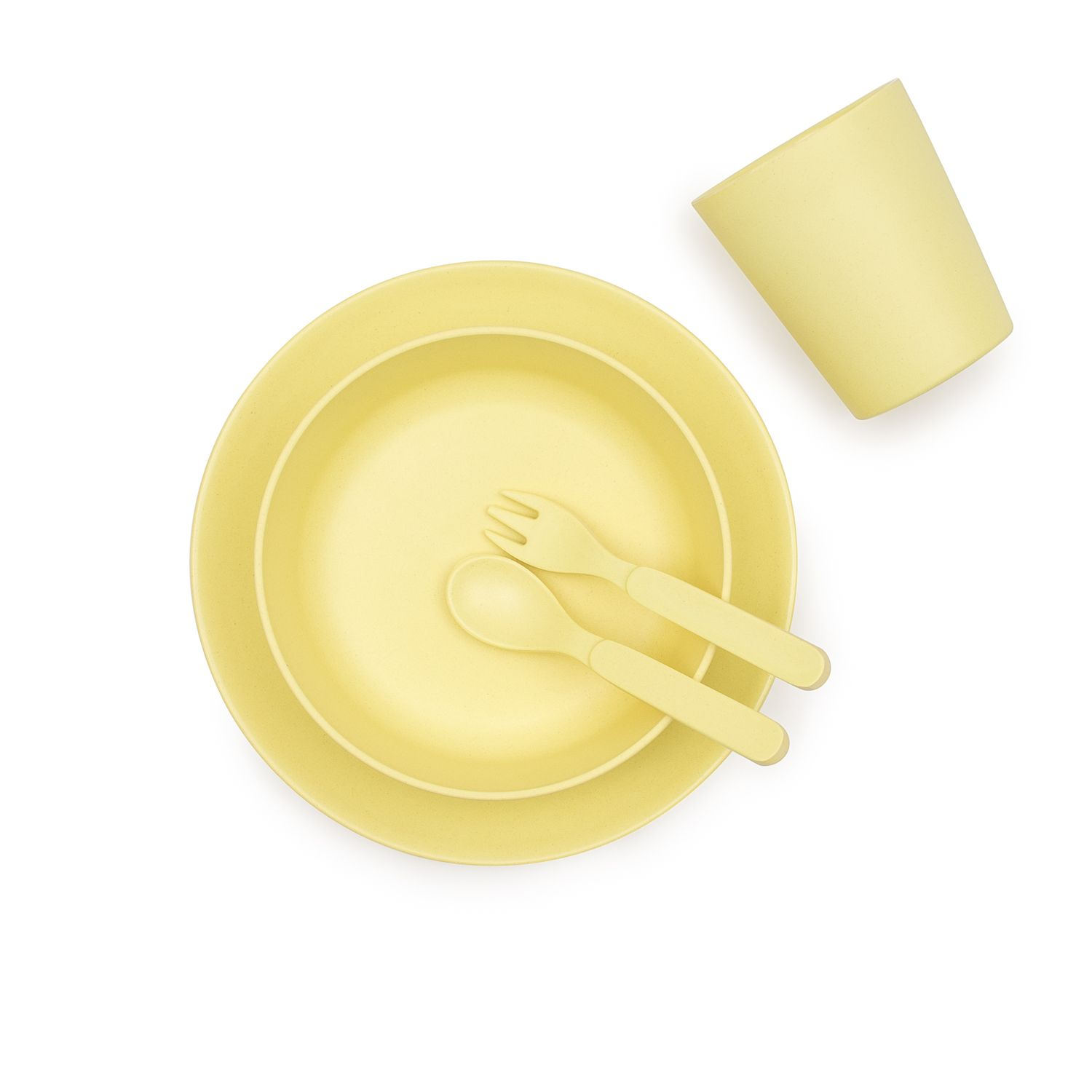 Bobo and Boo | Bamboo Dinnerware Set | Sunshine