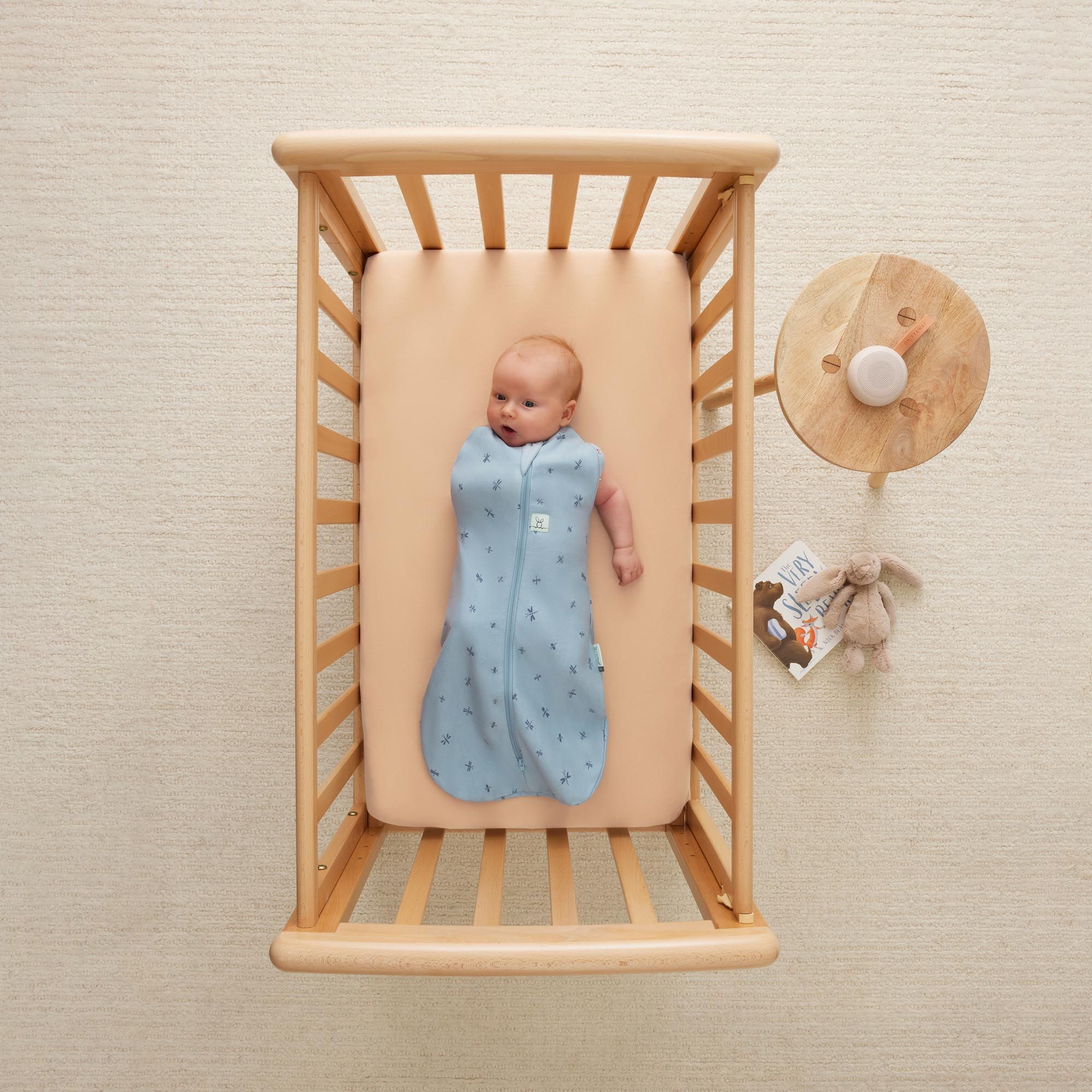 ergoPouch | Summer Cocoon Swaddle Bag | 0.2 tog |Dragonflies